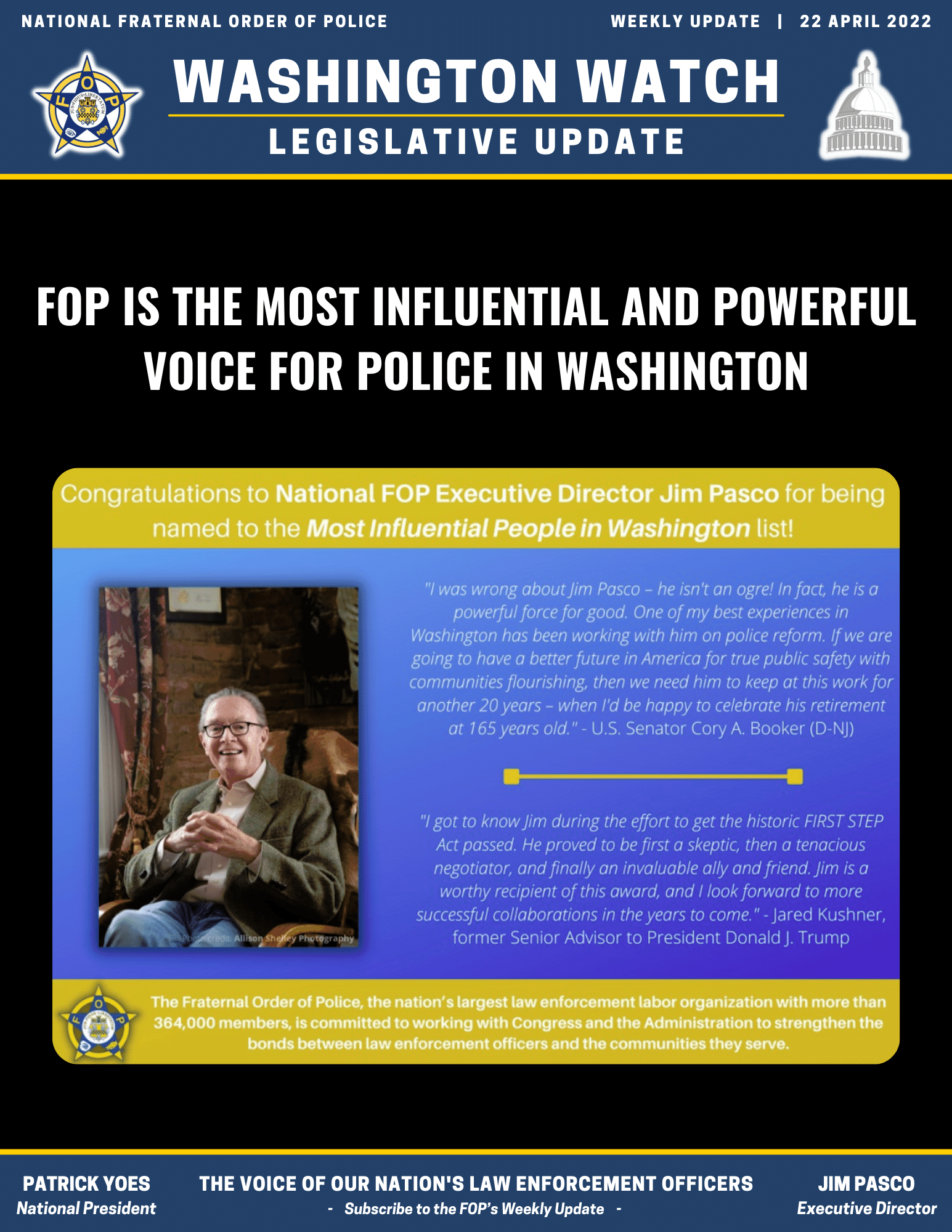 Government & Media Affairs - Fraternal Order of Police