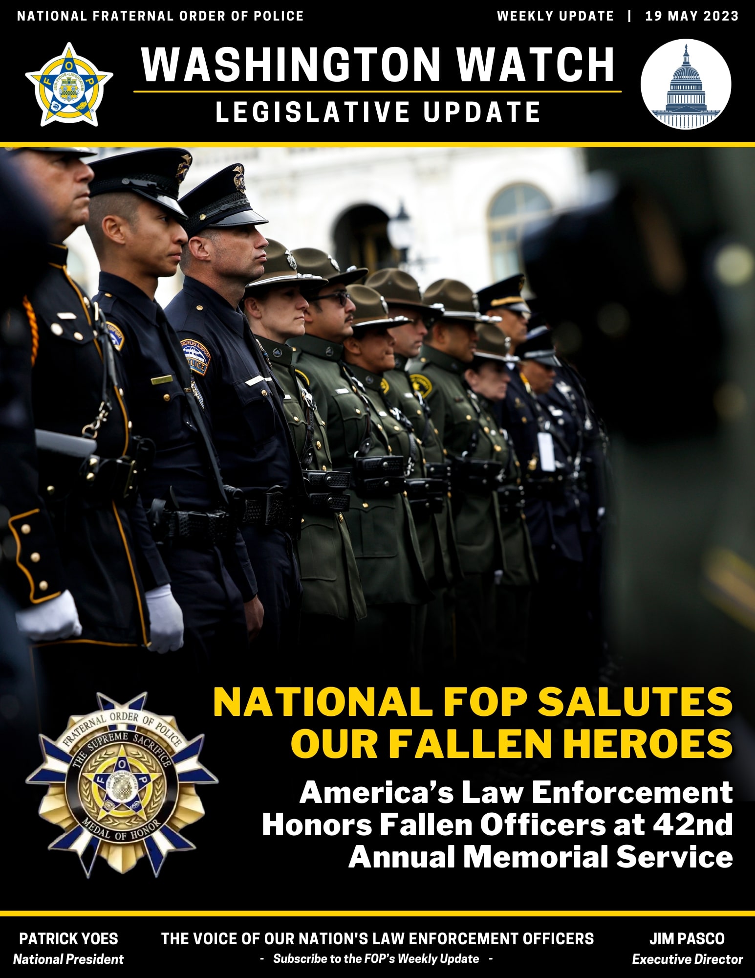 Washington Watch: Weekly Updates - Fraternal Order of Police