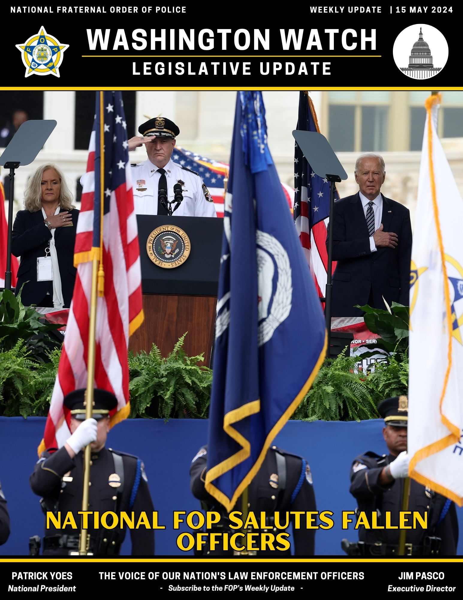 Washington Watch: Weekly Updates - Fraternal Order of Police